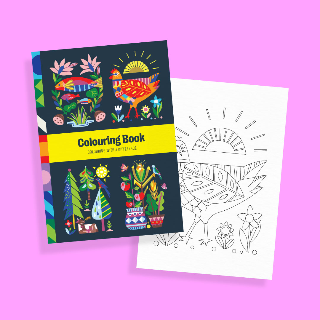 Colouring-In Book - Better World Gifts - Baptist World Aid Australia